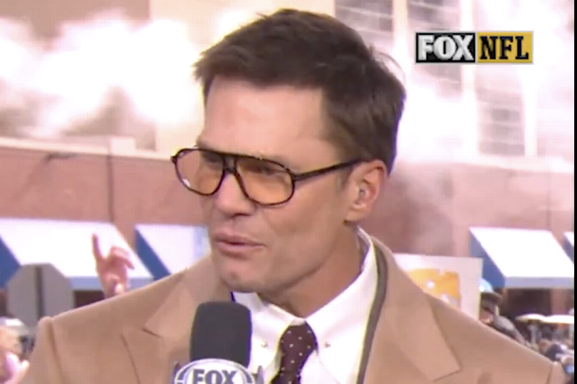 Tom Brady left red-faced after Michael Strahan calls him out on FOX ...