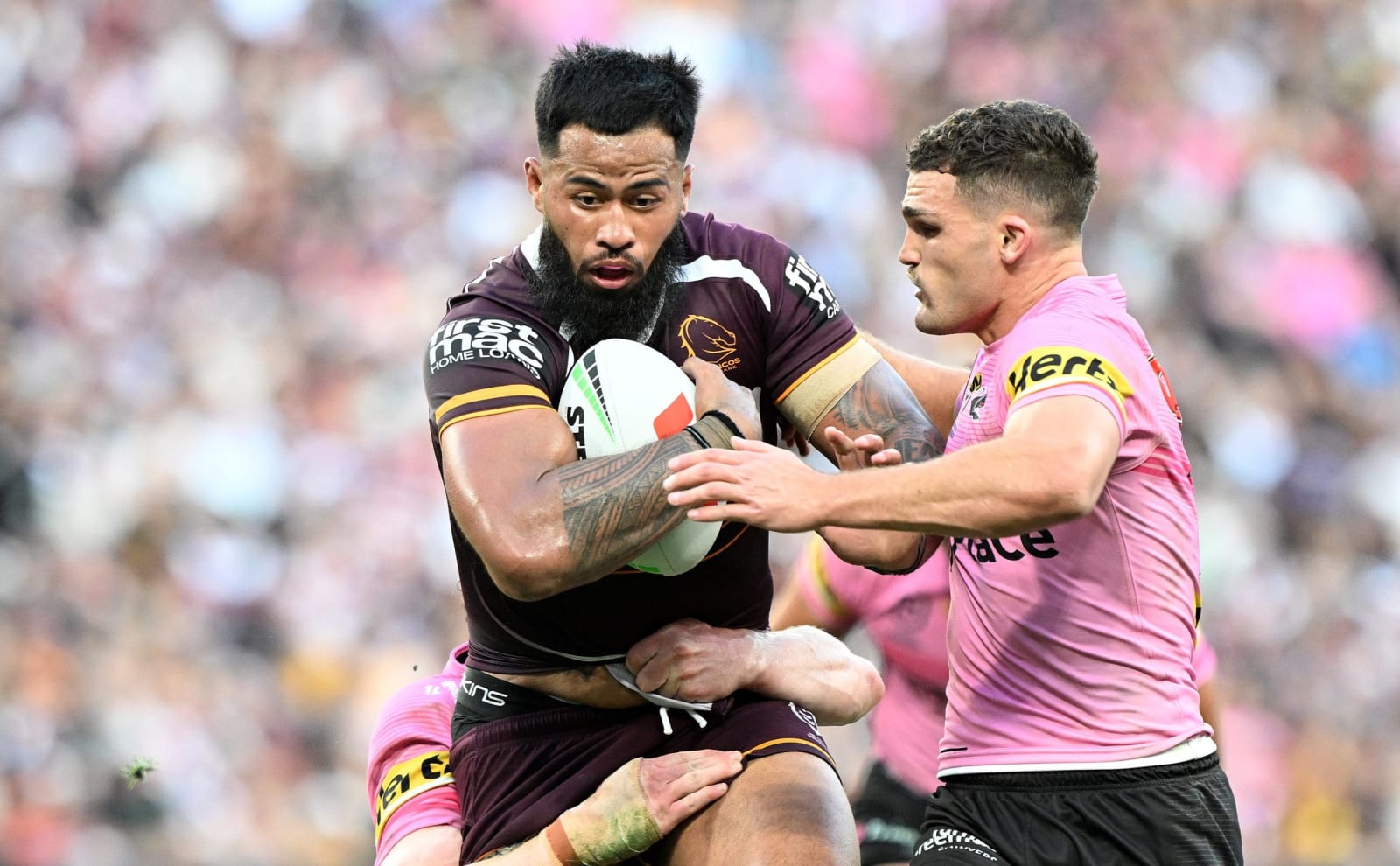 Broncos provide update on Payne Haas as R360 pursuit continues