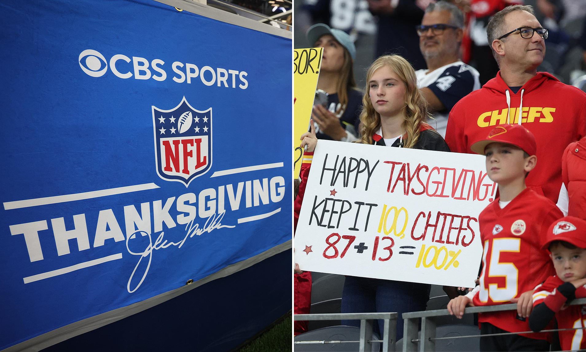 Staggering amount of Thanksgiving food Cowboys and Chiefs fans will get ...