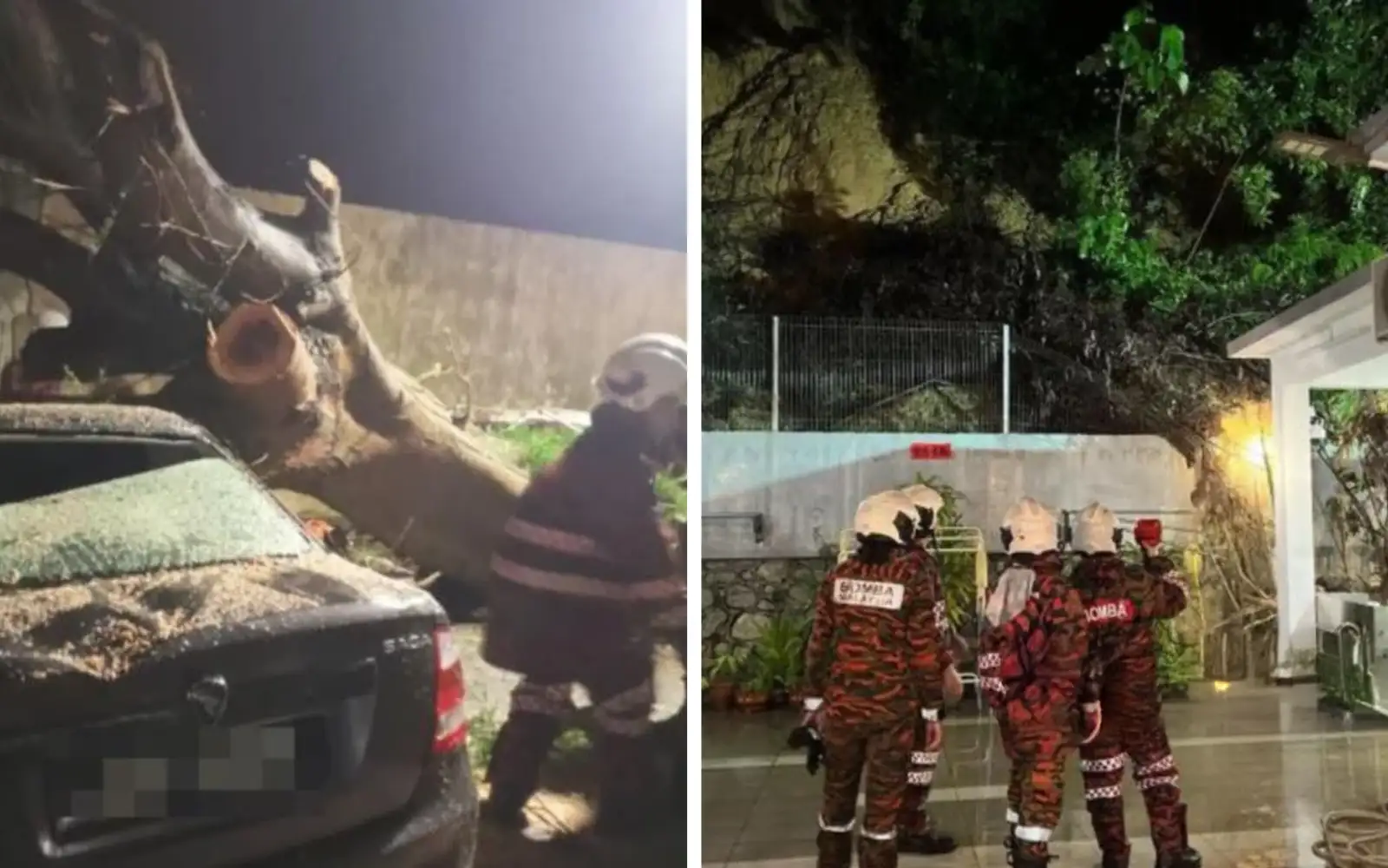 Senyar leaves fallen trees, minor landslide in its wake in Negeri Sembilan