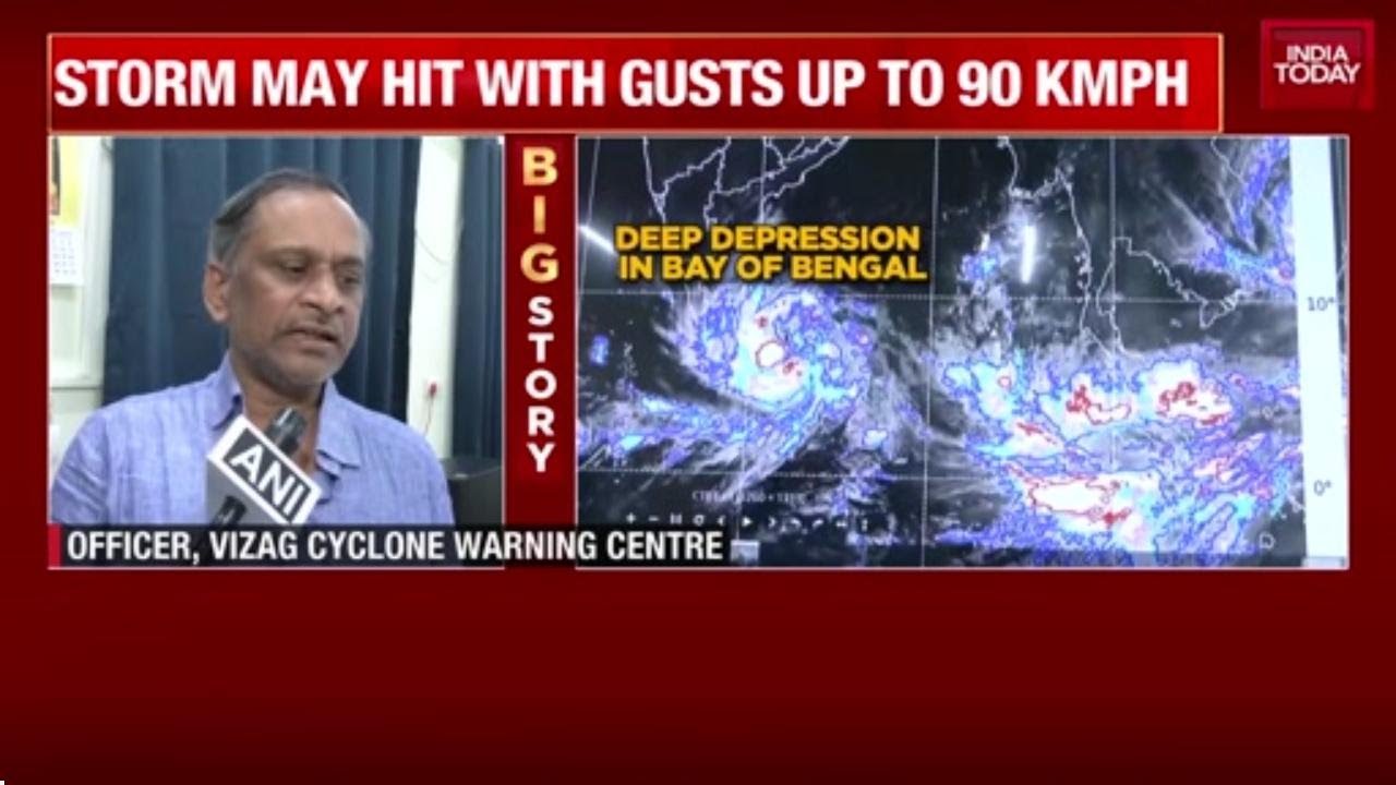 Cyclone Ditwa Intensifies: Heavy Rainfall, 90 kmph Winds Landfall Alert ...