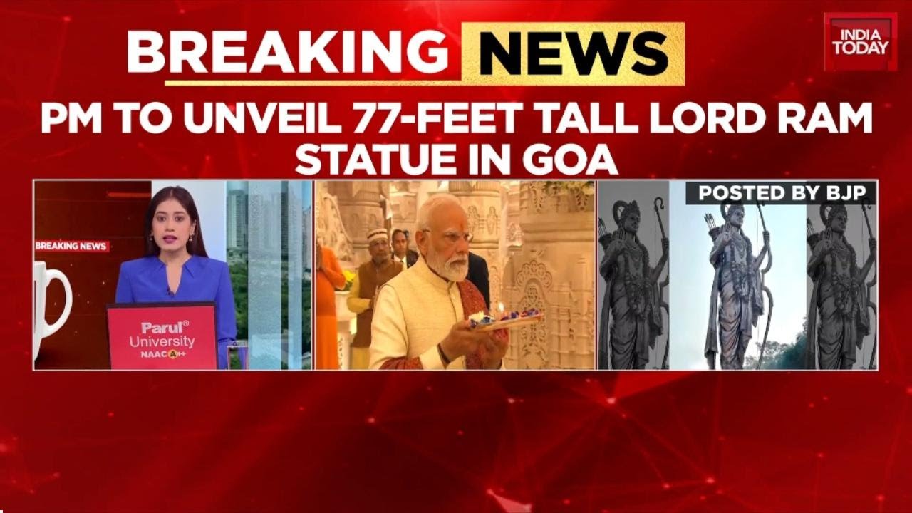 PM Modi to Unveil 77-Foot Lord Ram Statue at Gokarn Jeevottam Mutt in ...