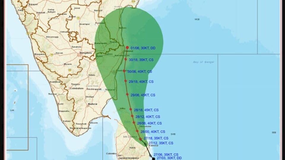 Cyclone Ditwah: Where will the storm hit? IMD warns of 5 days of heavy ...