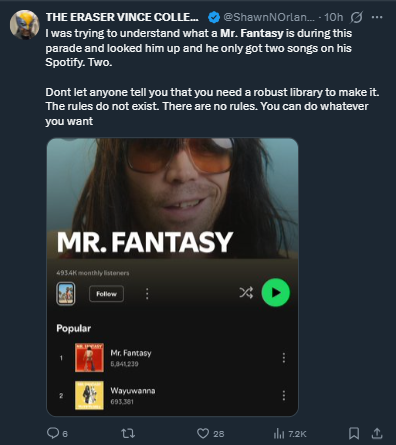 Who is Mr Fantasy? Macy’s Thanksgiving parade offers solid clues