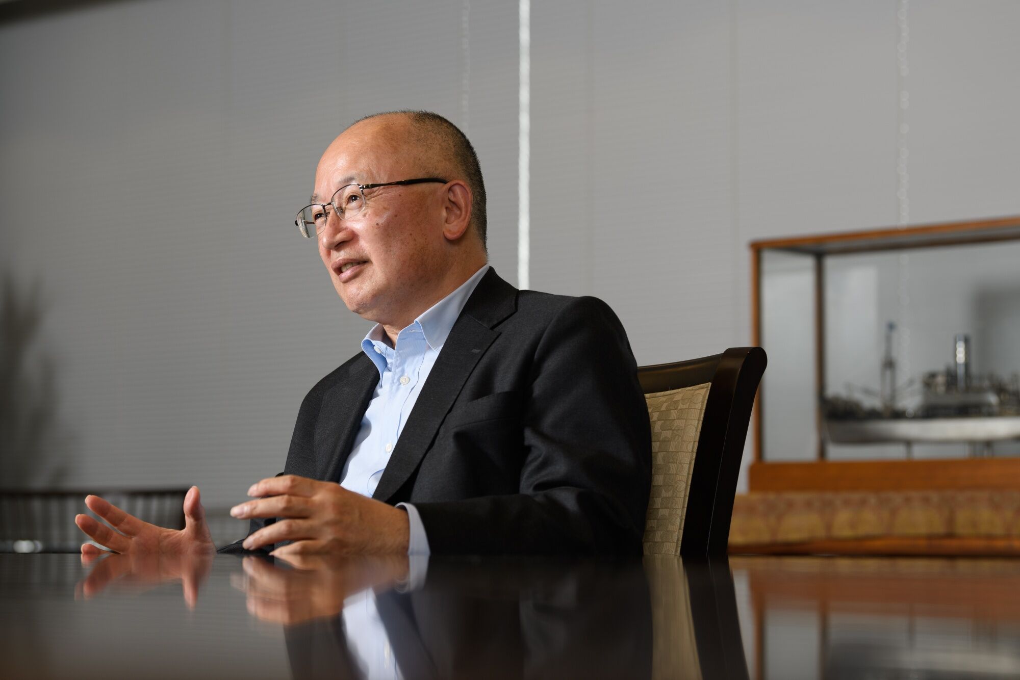 商船三井社長、累進配当の導入で株主定着を検討－次期中期計画