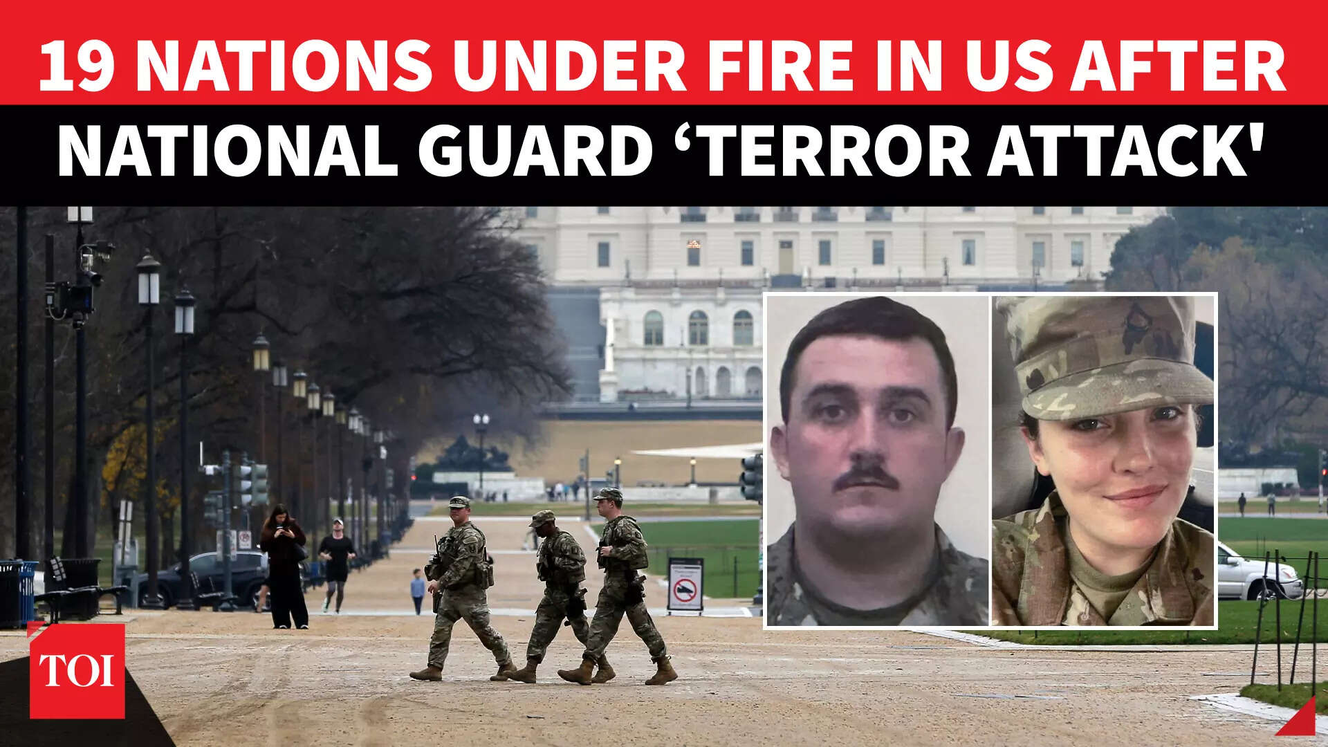 Nat'l Guard Shooting: US On High Alert! Trump Reviews Green Cards ...