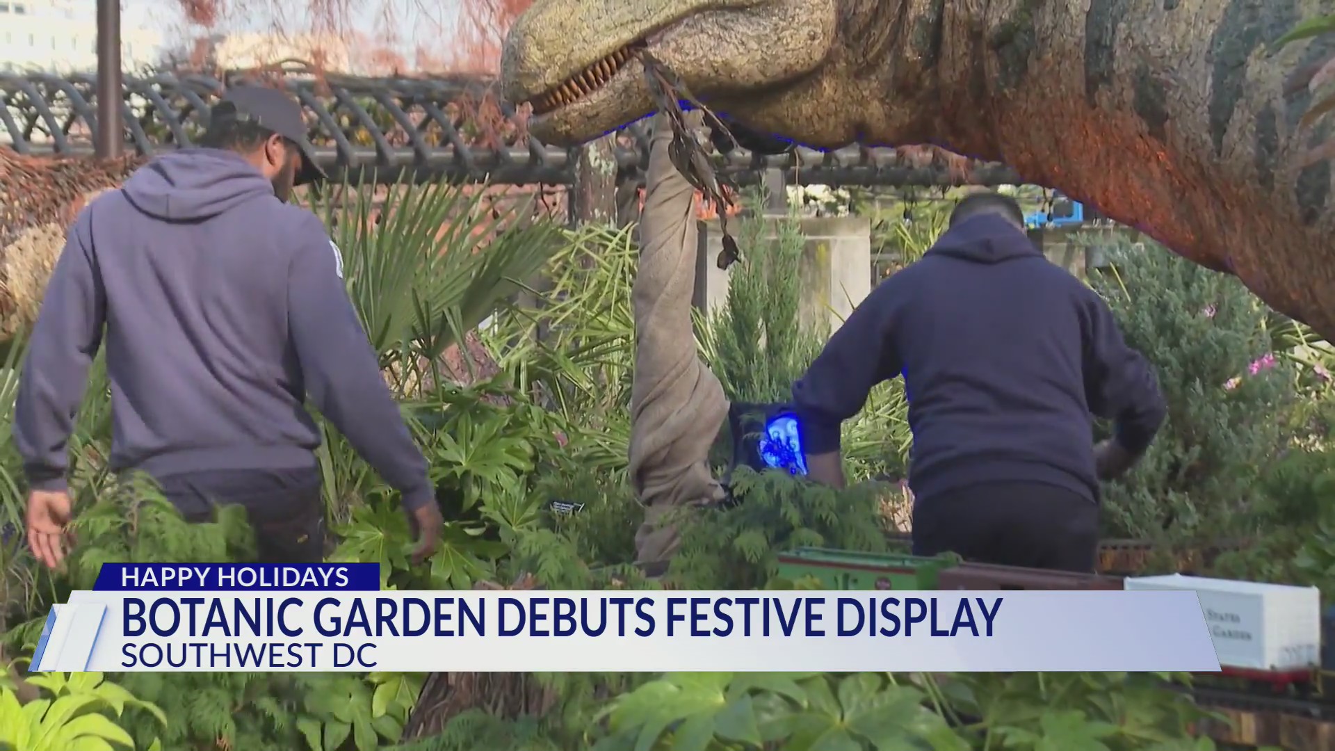 Inside the US Botanic Garden's 2025 holiday display