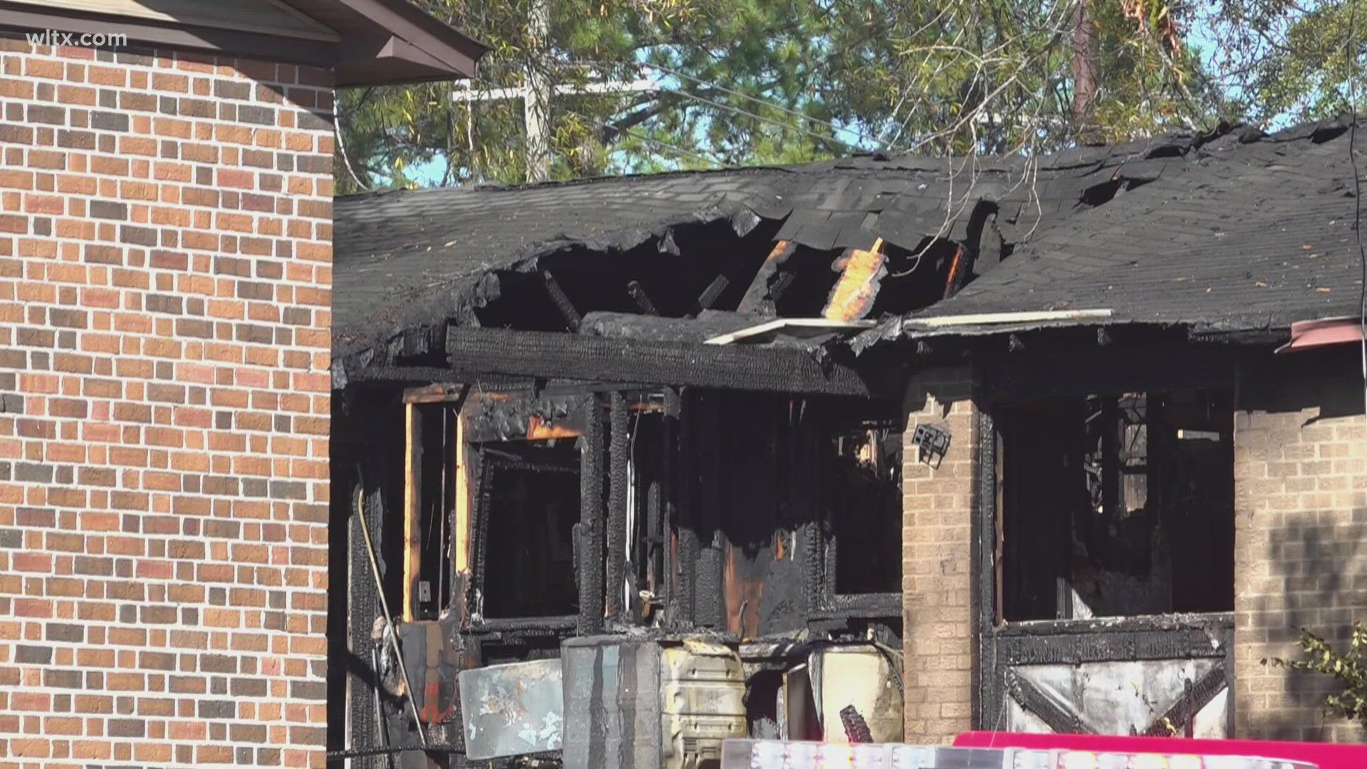 Morning apartment fire on Byron Road displaces four people