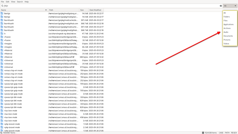 This search tool will make Windows folks feel at home on Linux