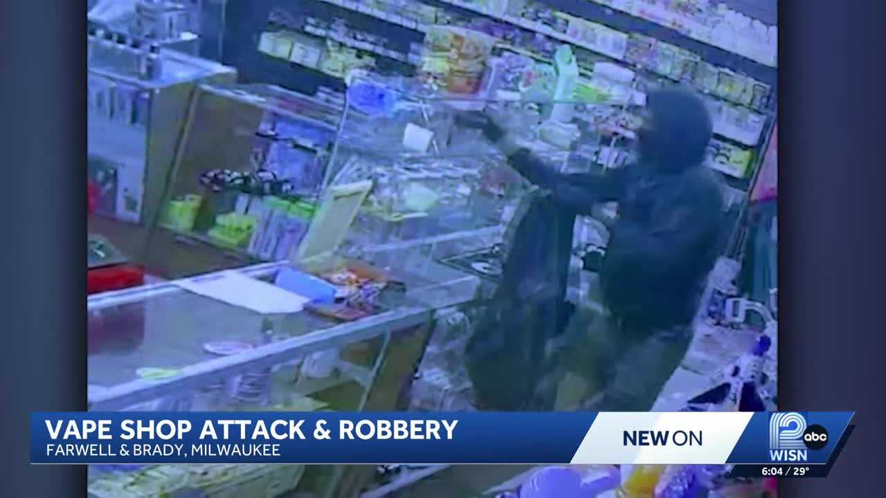 Violent robbery at Milwaukee smoke shop sends worker to hospital