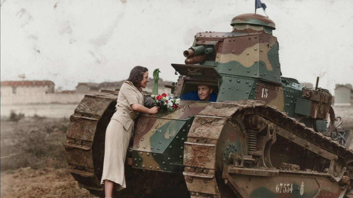Early origins of France’s legendary B1 tank