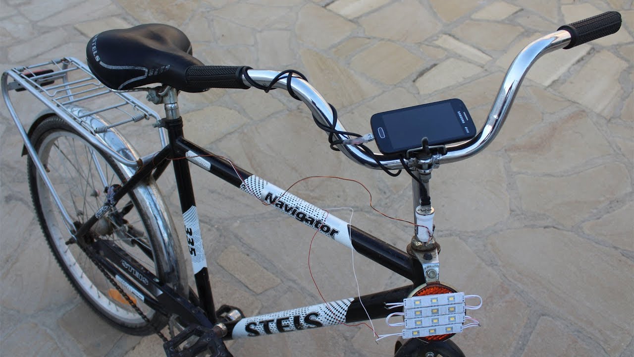 Build a bicycle generator - DIY bike