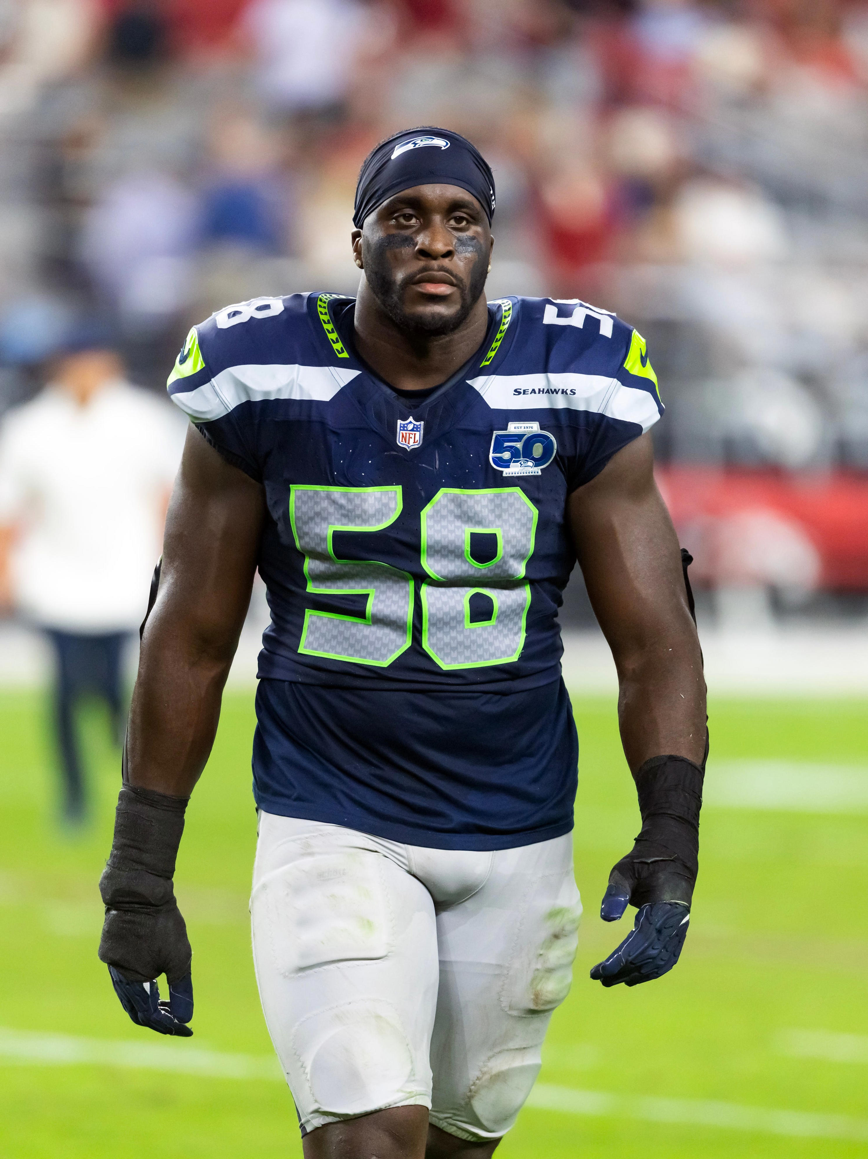 Can Derick Hall continue to break out in a loaded Seahawks EDGE group?