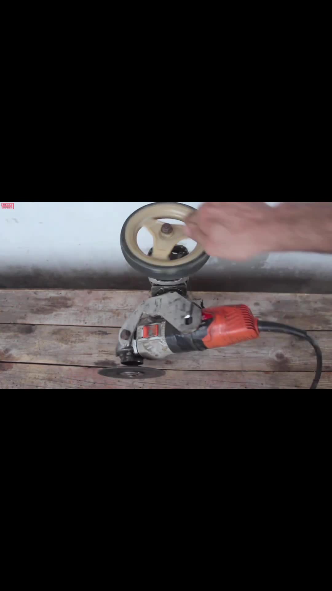 Unique invention from angle grinder