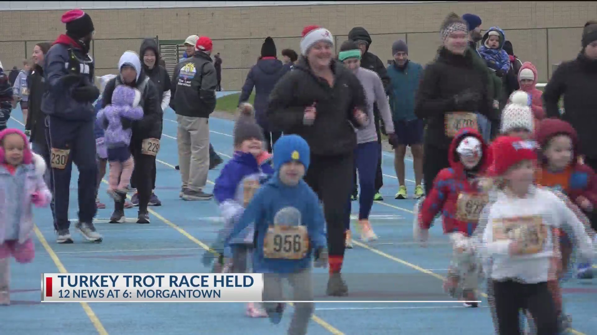 Runners in Morgantown’s Turkey Trot gobble their way to the finish line