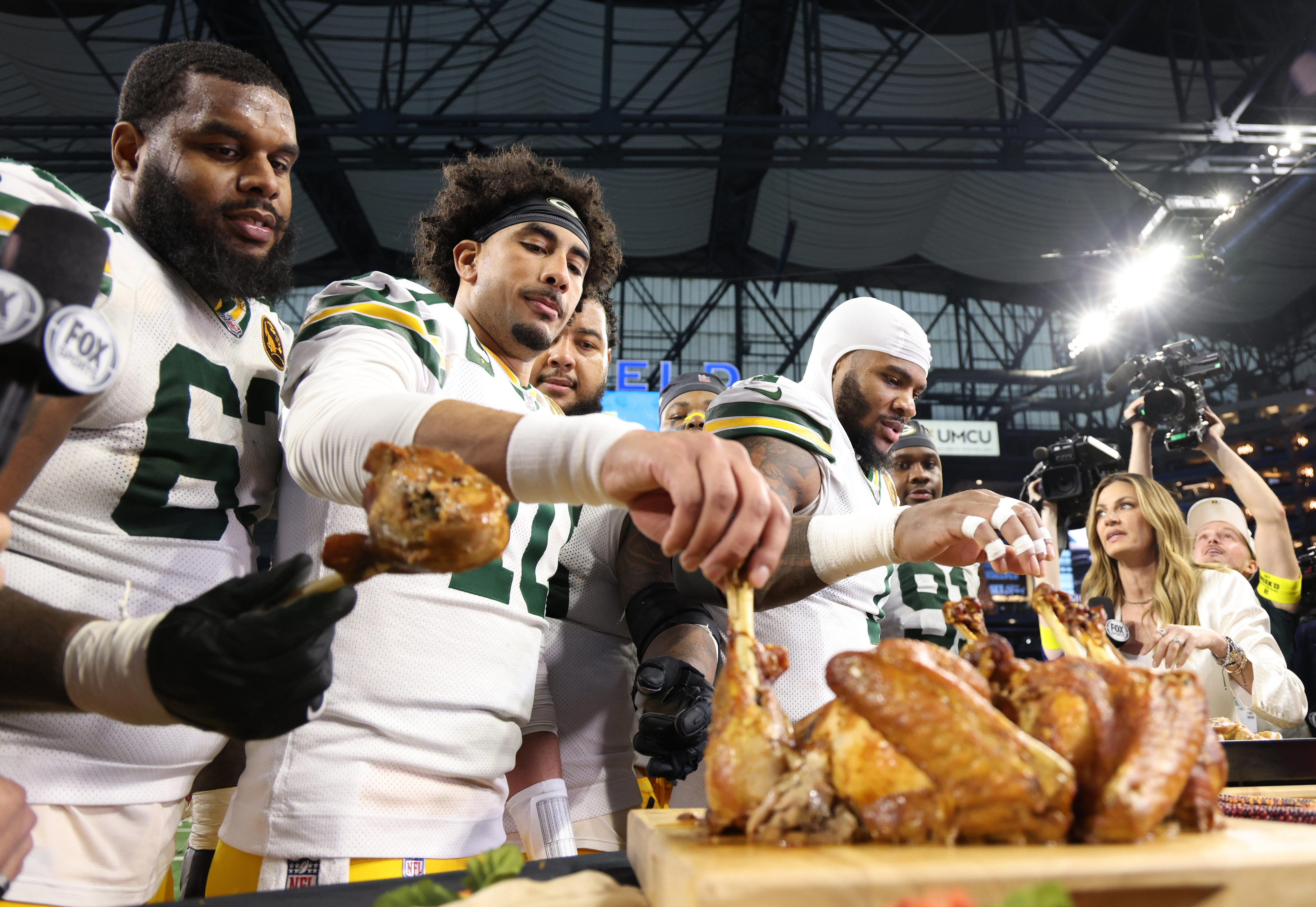 Jordan Love, Packers weren't snubbed of turkey legs this year vs Lions