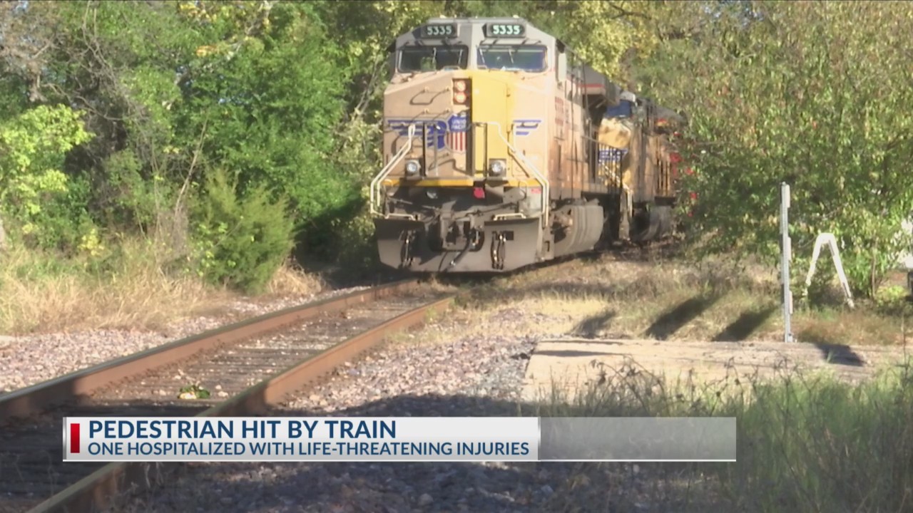 Pedestrian critically injured in Tyler train crash