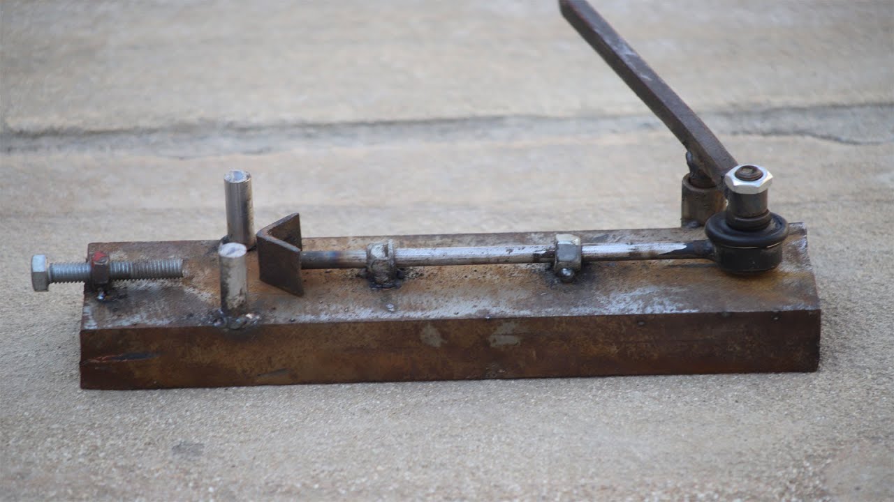 Few people know about this homemade metal bending tool
