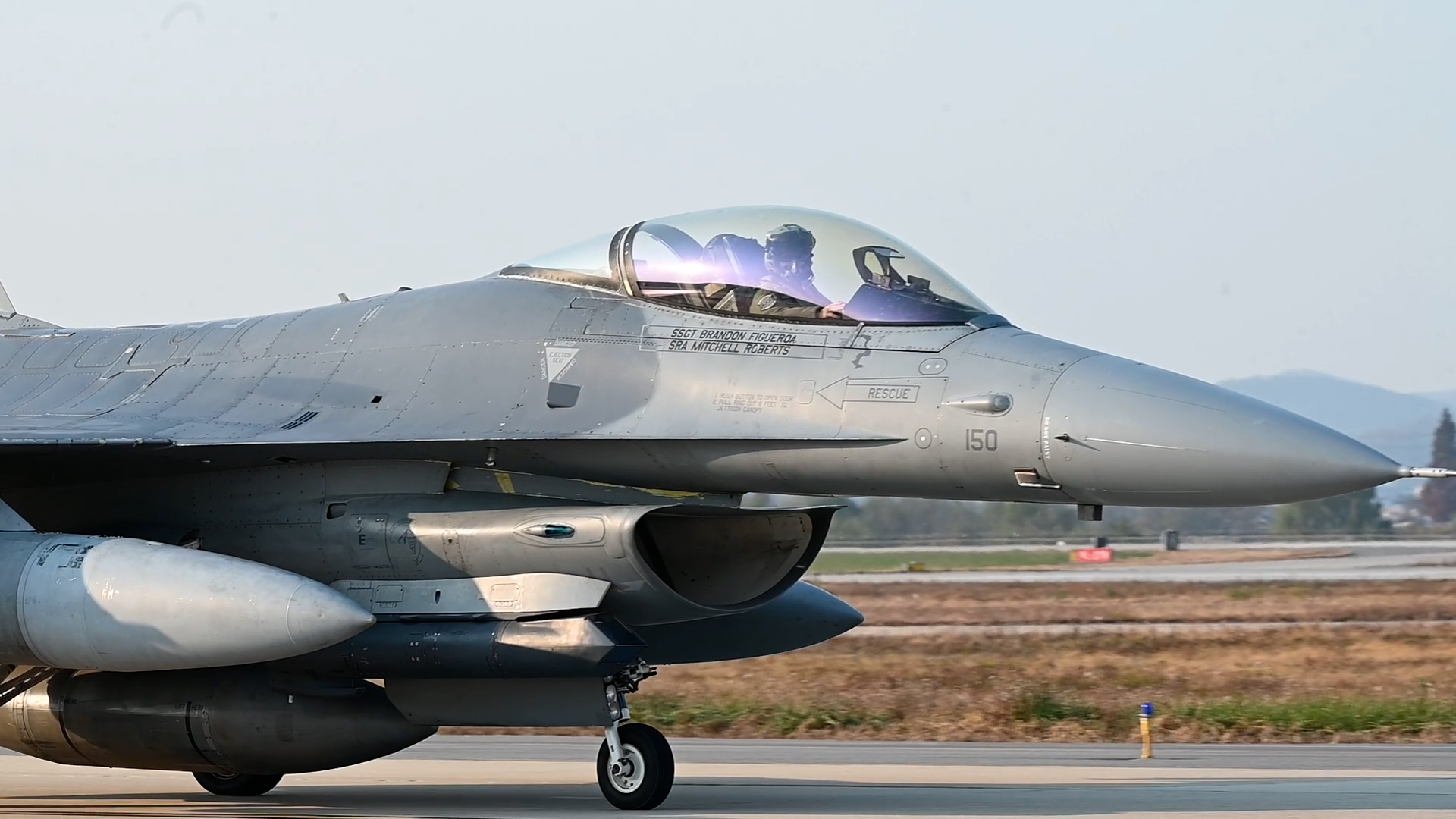 Caccia F-16 USA in arrivo per operazioni in Corea