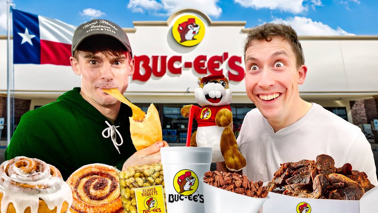 Inside the world’s biggest gas station: Buc-ee's food adventure!