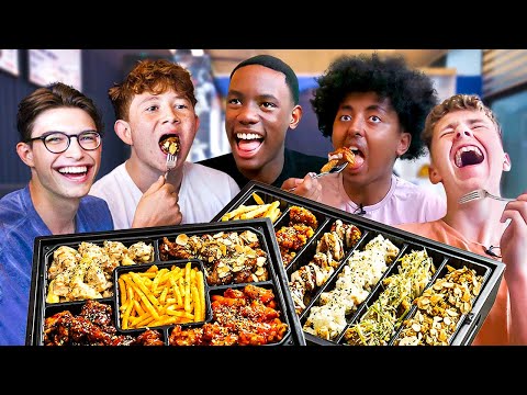 British boys take on 11 flavors of Korean fried chicken! 🇰🇷🍗