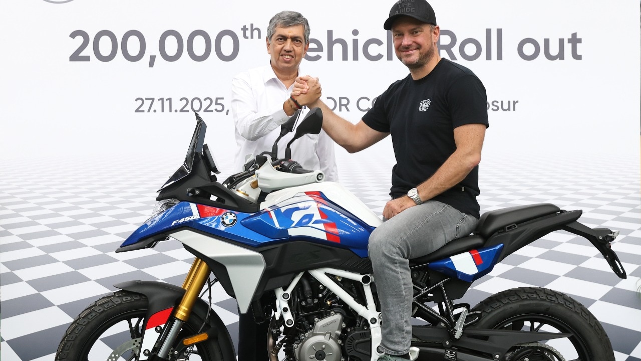 TVS begins production of BMW F 450 GS, partnership crosses 2 lakh units