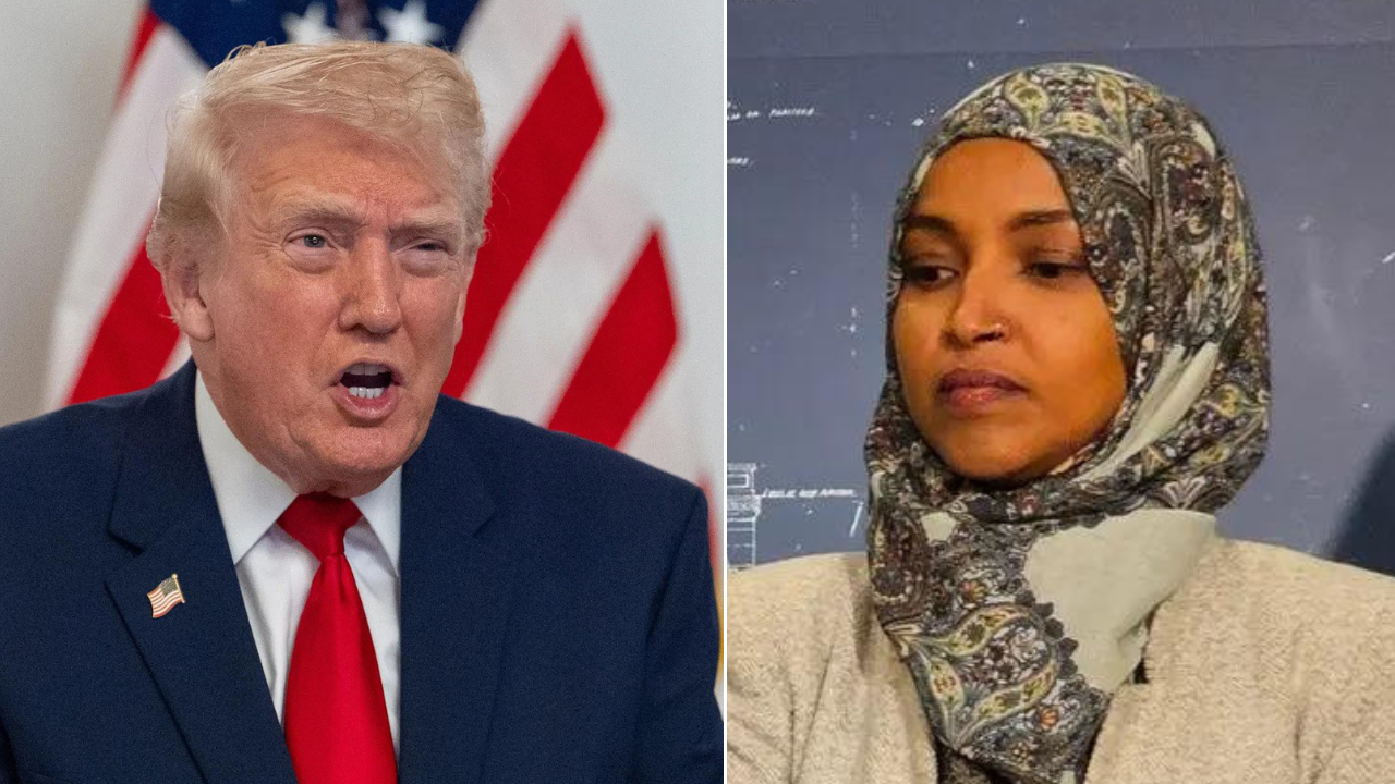 'Swaddling hijab, married brother': Donald Trump attacks Congresswoman ...