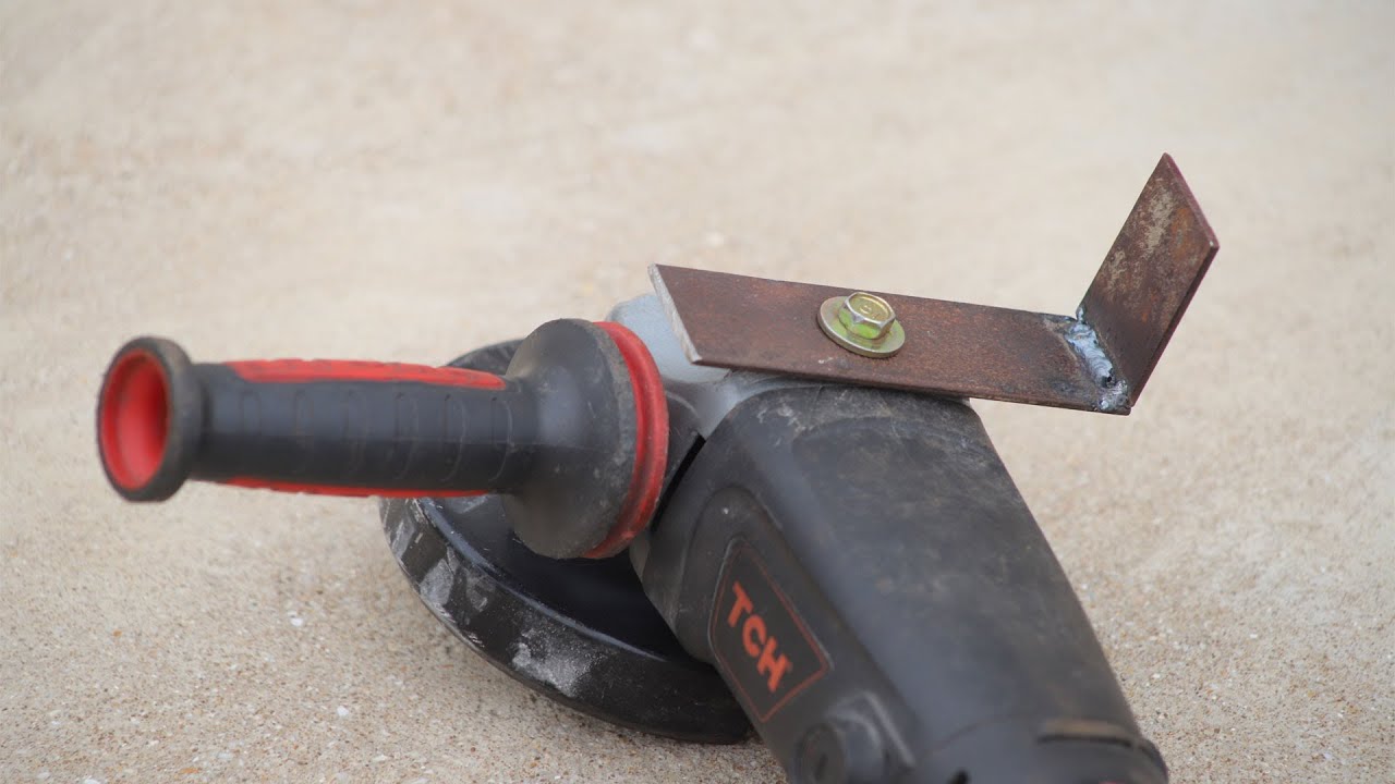 Many people know about the angle grinder job