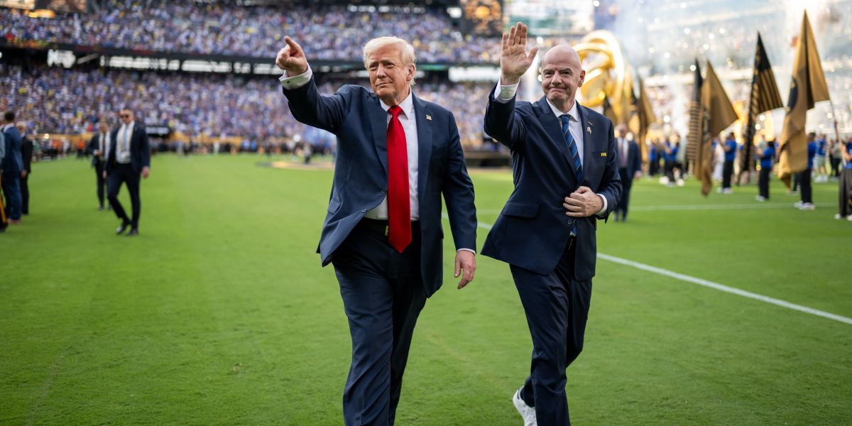 The day politics hijacked the pitch, how Trump turned global sport into ...