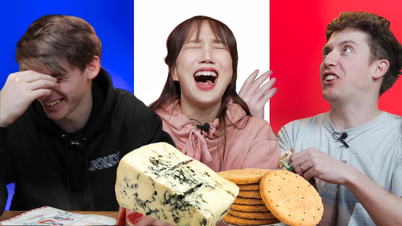 When British people try French snacks