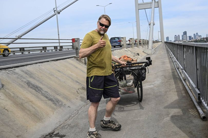 Hull man walking around the world denied Channel Tunnel entry
