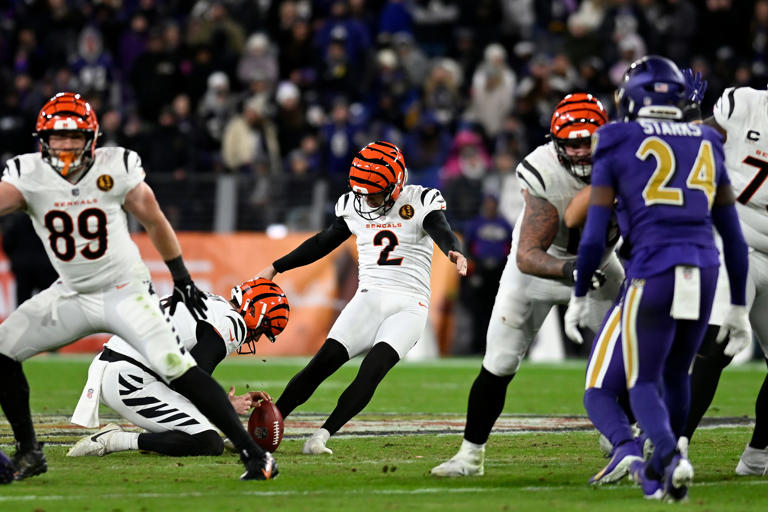 Evan McPherson nails six field goals as Bengals defeat Ravens 32-14 on ...