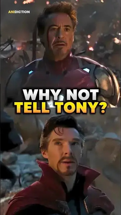 Why Doctor Strange hid the winning timeline from Tony Stark? #ironman