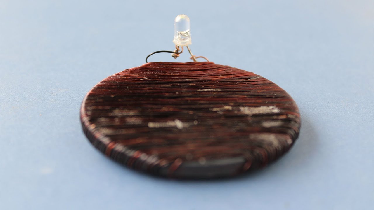 How to make generator with magnet - amazing idea