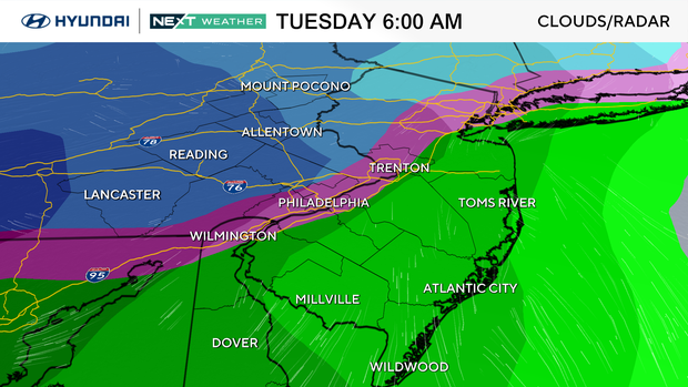 Windy and cold Black Friday in Philadelphia area, tracking rain and ...