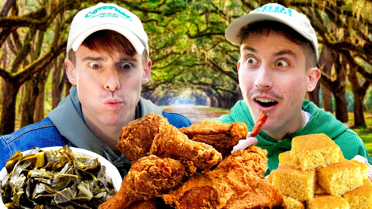 Two Brits try real Southern fried chicken for the first time!