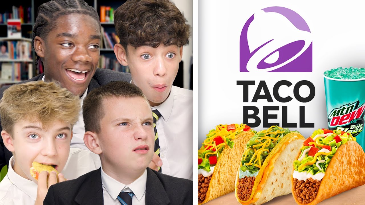 British students try Taco Bell for the first time!🇬🇧🌮 (ft. Jolly & Mr ...