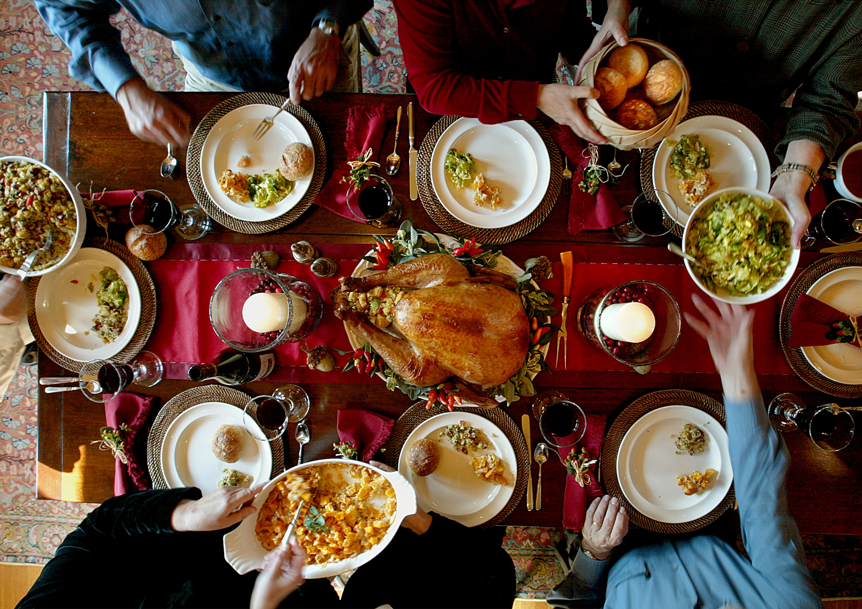 Average Thanksgiving dinner cost was higher in California than most of ...