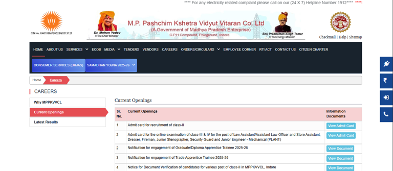 MPPKVVCL recruitment 2025: Short notification released for 4,009 ...