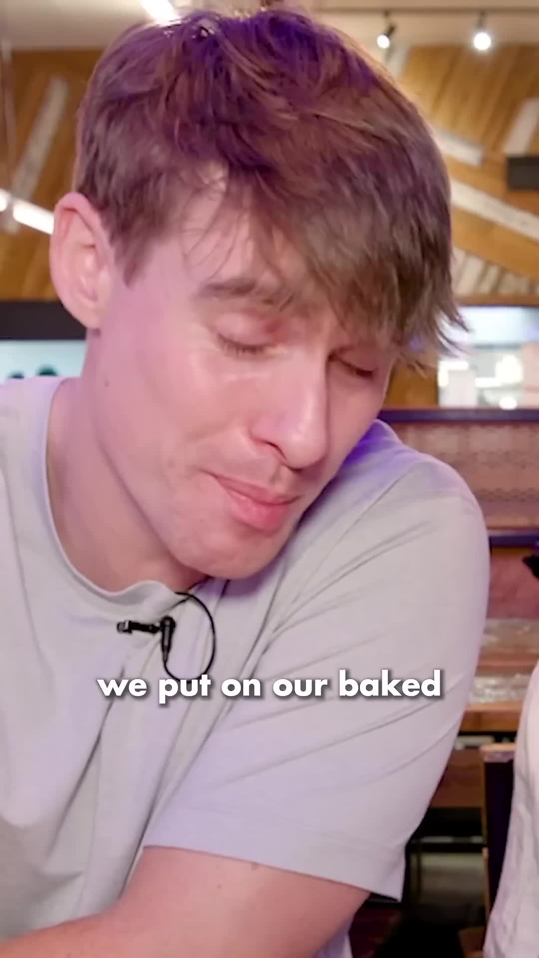 Brits try giant loaded baked potato for the first time! 🇬🇧🥔🇺🇸