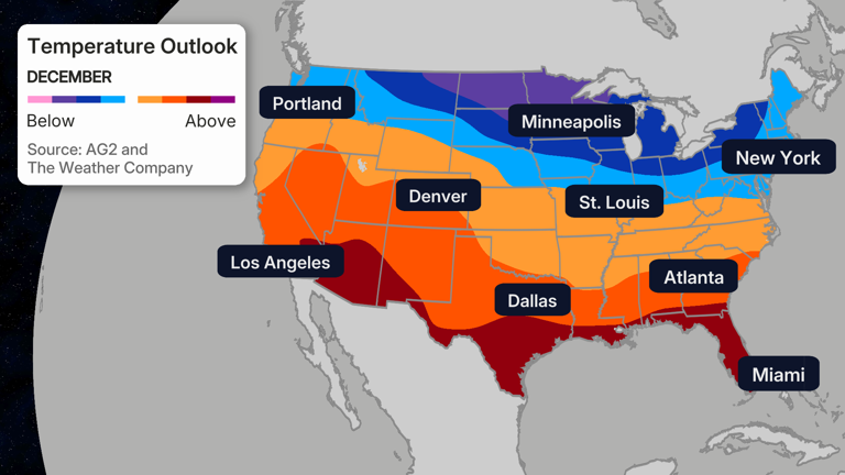 December Outlook: Chilly End To The Year For Northern Tier While South ...