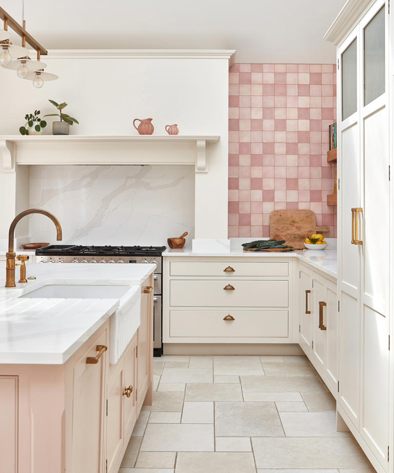 These are the prettiest pink kitchens we've ever seen: 12 ideas you'll ...