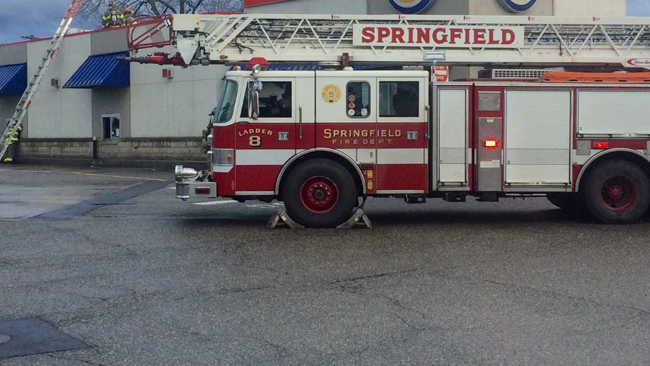 Rollover crash at Springfield intersection sends driver to hospital