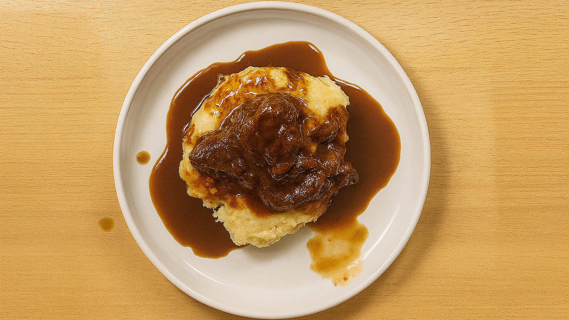 How to Make Mashed Potatoes with Brown Gravy