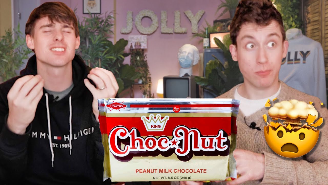 British guys try Filipino snacks! (Choc Nut? 😳😍)
