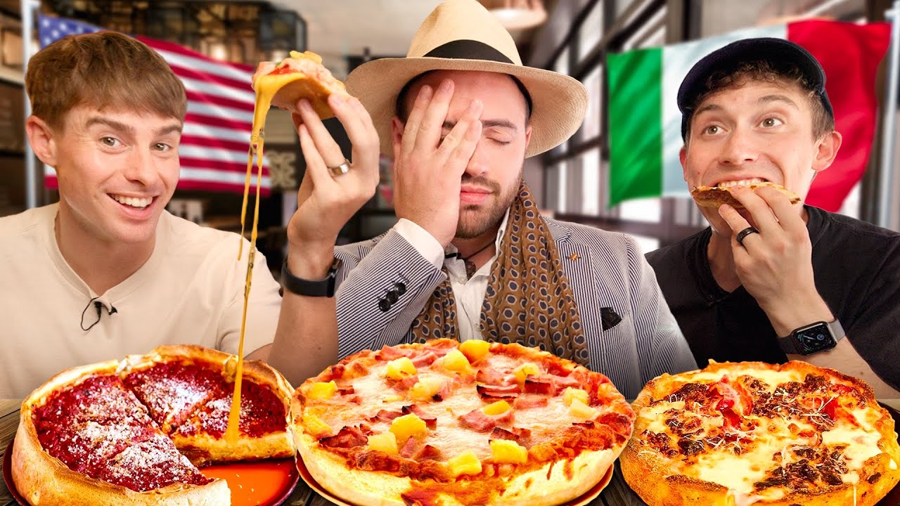 Italian chef reacts to Chicago deep dish pizza in London!
