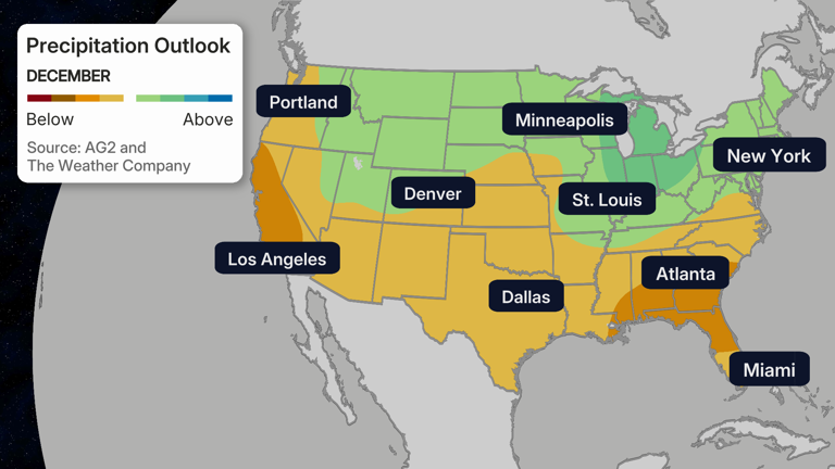 December Outlook: Chilly End To The Year For Northern Tier While South ...