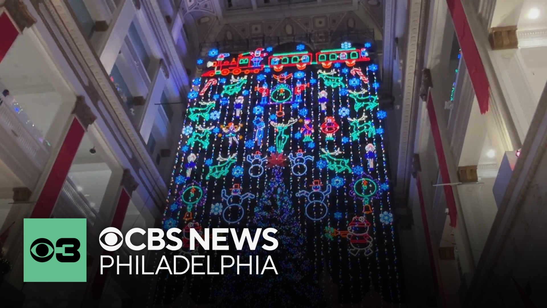 Wanamaker Light Show returns for the holiday season in Philadelphia ...