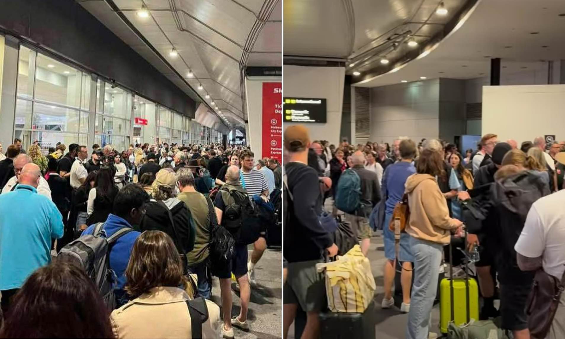 Fire shuts down major Aussie airport terminal, leaving thousands stranded
