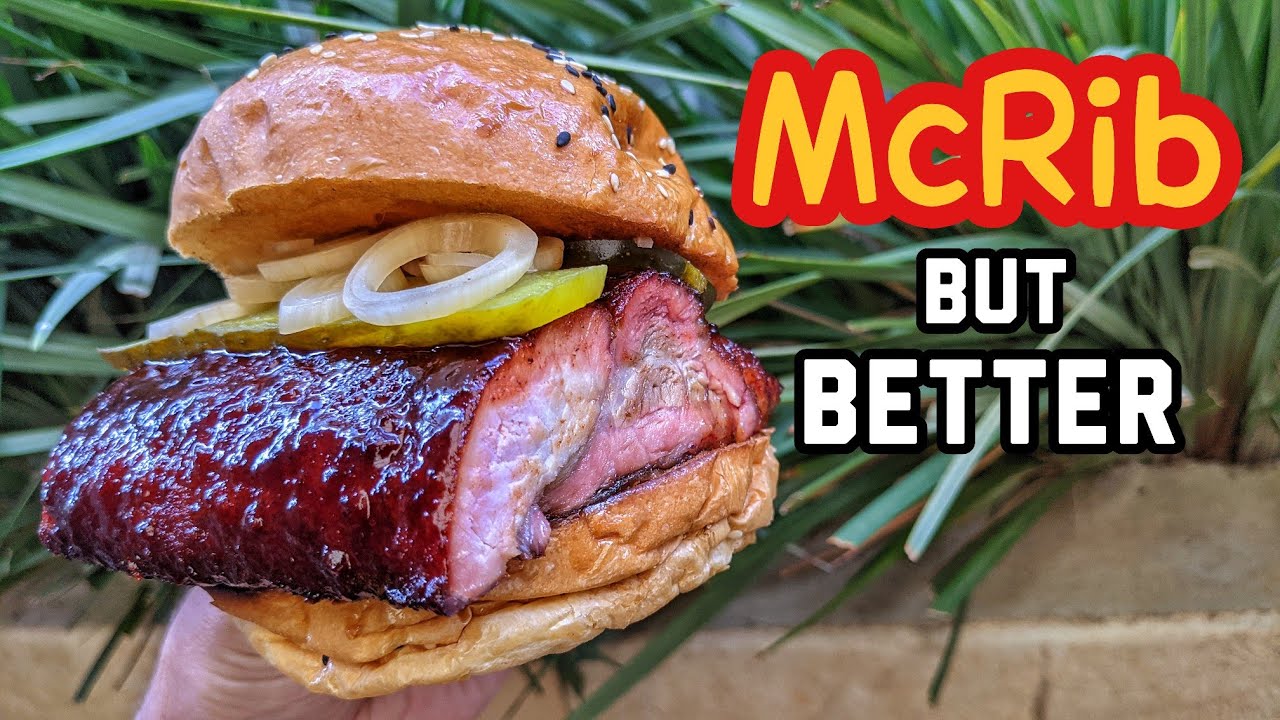 Making a real mcrib at home that puts the original to shame